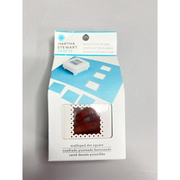 Martha Stewart | Office | Martha Stewart Crafts Punch All Over The Page Scalloped Dot Square ...